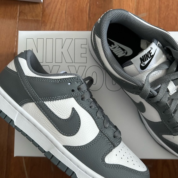 Nike | Shoes | Nike Dunk Low Cool Grey By You Sneakers Womens 8 | Poshmark